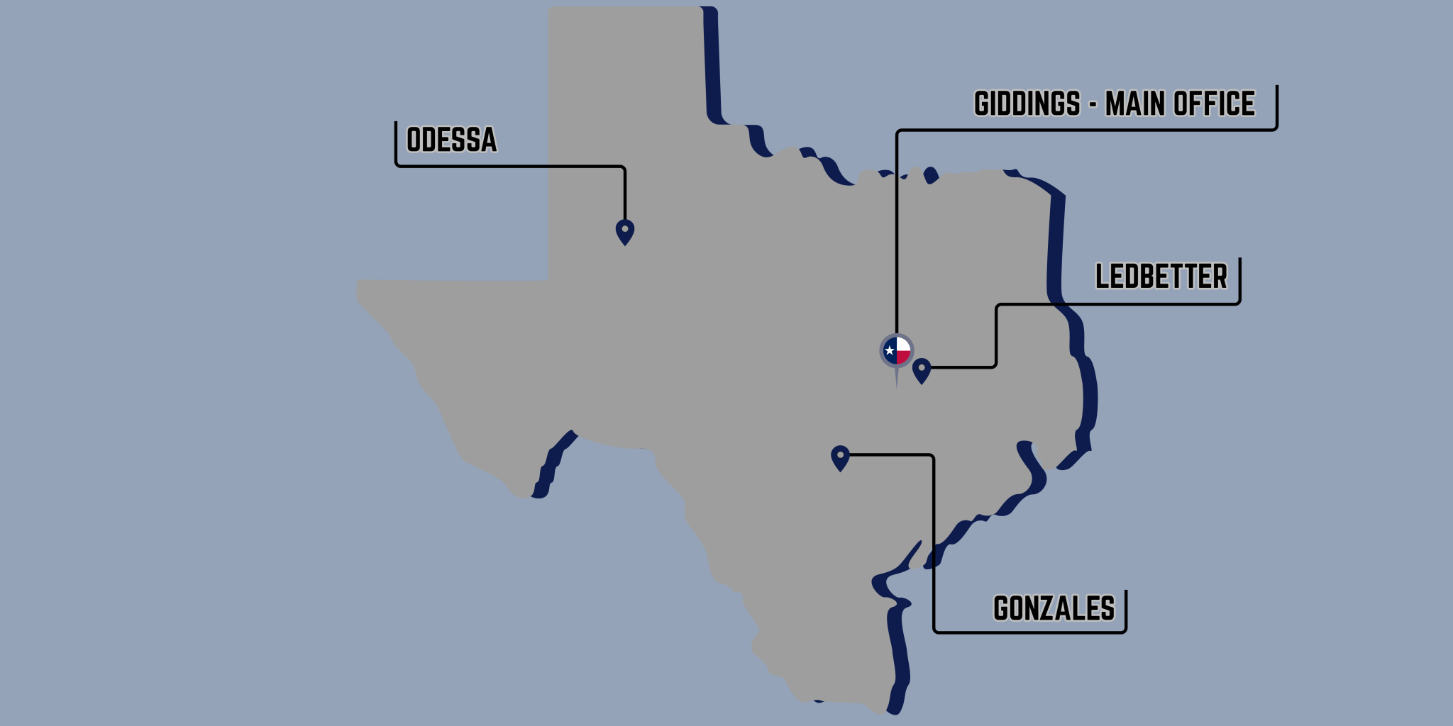 Texas Oil & Gas Equipment Locations | Pruitt Production